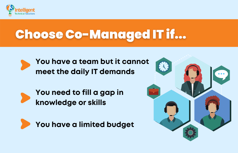 When to Choose Co-Managed vs. Fully Managed IT